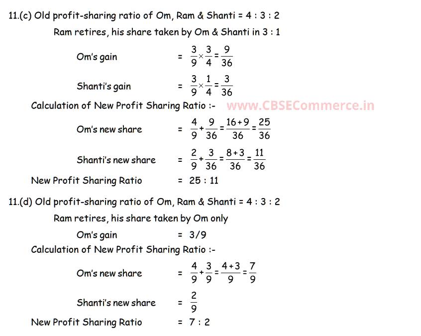 Solution of Q 11 Retirement of Partner TS Grewal 2022-23 [CBSE] - CBSE ...