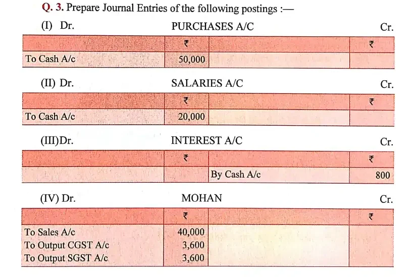 DK Goel Solutions Q 3 Chapter 13 Ledger Class 11 CBSE [2023-24] - CBSE ...